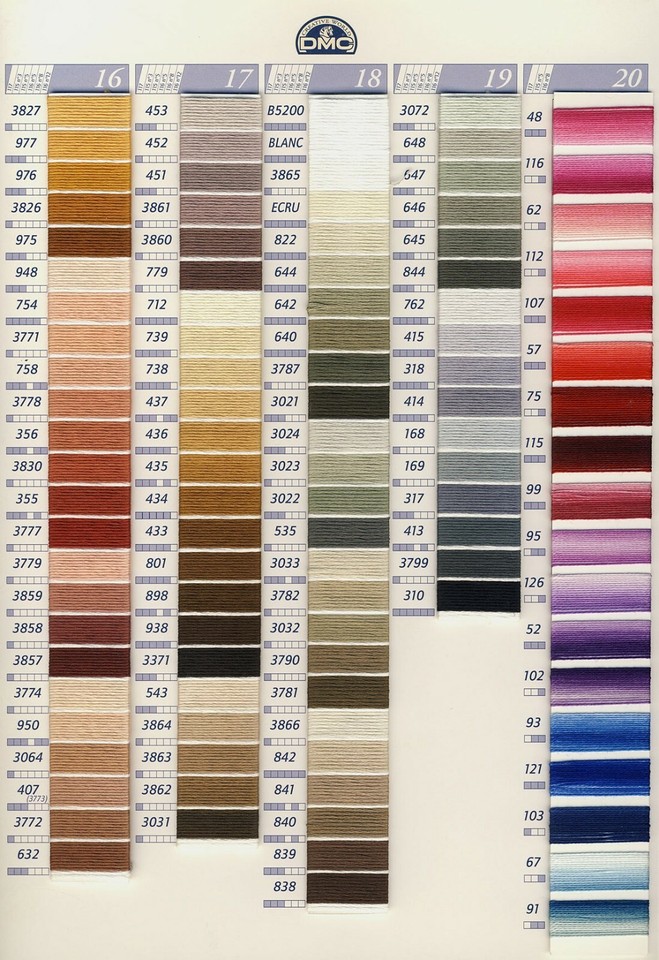 DMC cotton embroidery floss 100% cotton embroidery thread embroidery ...