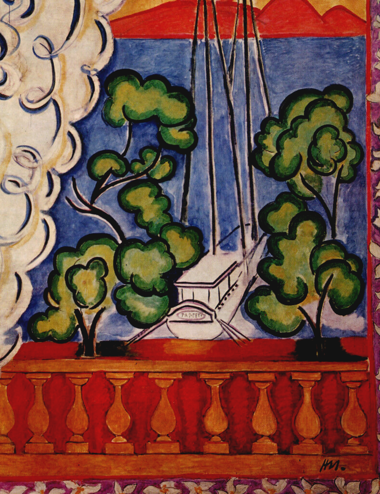 1972 Vintage Print Henri Matisse Window in Tahiti 1935 Fine Art Print ...