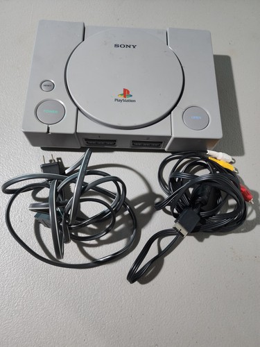 Sony PlayStation 1 PS1 NTSC-U/C System Console AV+Power Cables USA ...