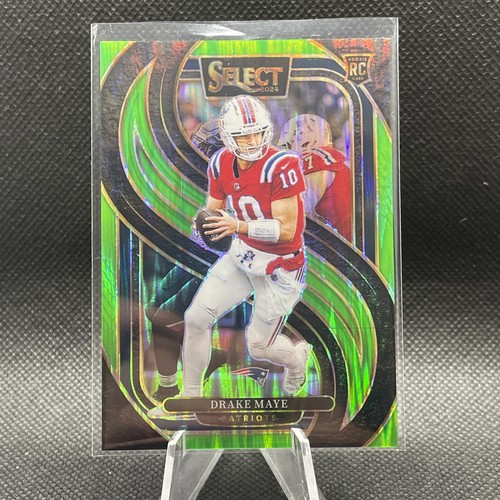 2024 Select Drake Maye Neon Green Shock Premier Level /499🔥🔥 | eBay