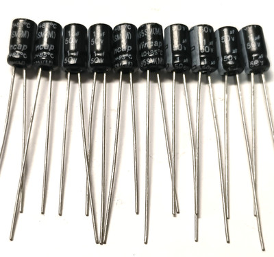 10X 1UF 50V WINCAP CONDENSATORE ELETTROLITICO H.8XD.4MM N.10 PEZZI | eBay