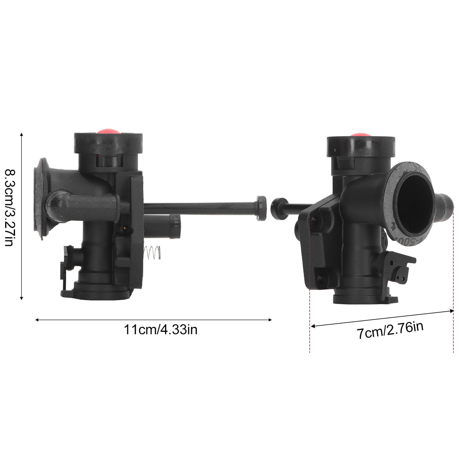 ABS Rubber Mower Carburetor Diaphragm Kit Replacement For 499809 ...