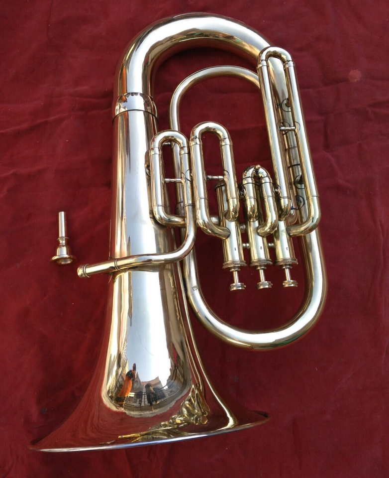 Euphonium 3 Valve Jazz Musical Instrument For Concerts & Orchestra ...
