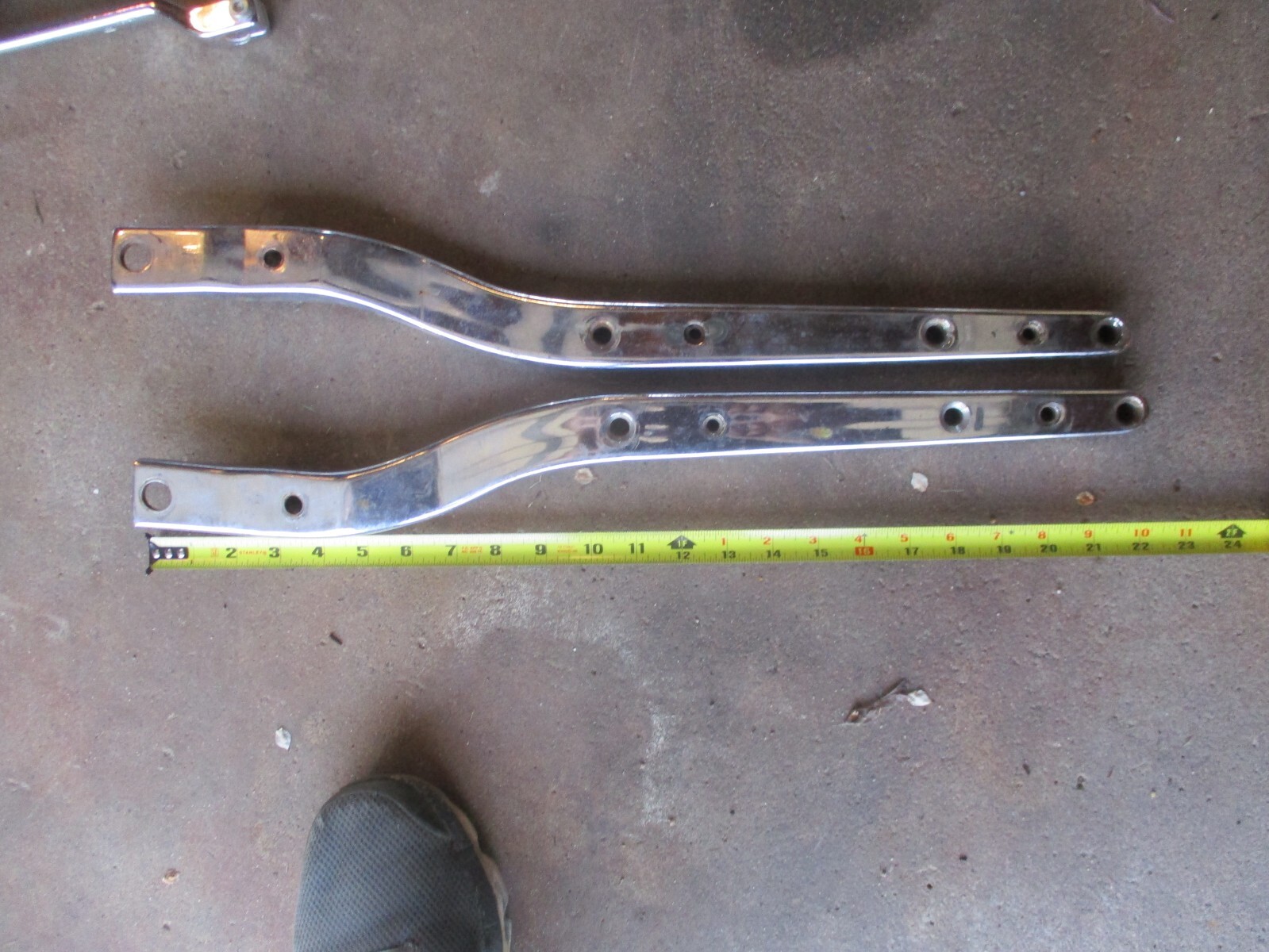 HARLEY CHOPPER BOBBER SHOVELHEAD REAR FENDER STRUTS OEM | eBay