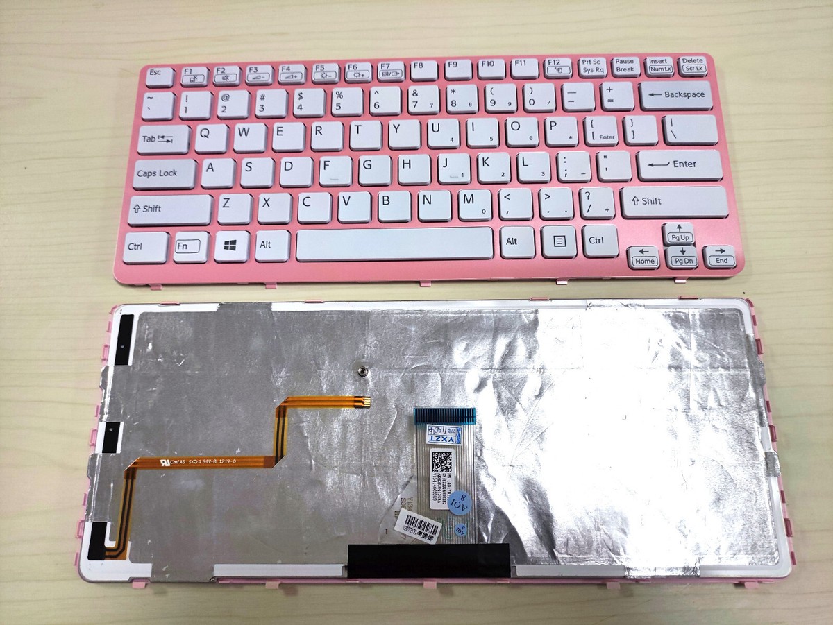 Sony Vaio Laptop Pink Keypad