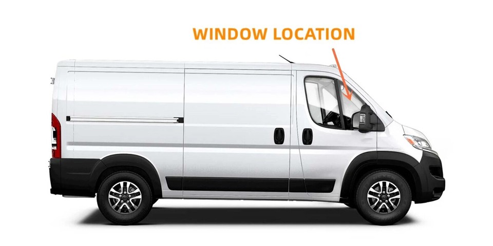 Fits 2014-2024 Ram Promaster Passenger Side Right Front Vent Window ...
