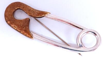 Sterling Silver Jumbo Safety Pin 12555** | eBay