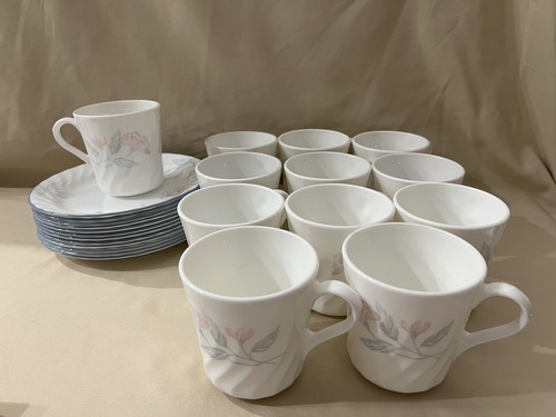 Corning Corelle Vintage Floral Set, 24 Pieces, Made In USA (A1400) | eBay