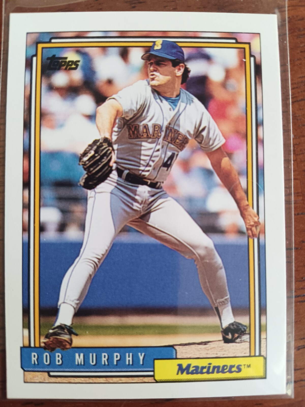 ROB MURPHY SEATTLE MARINERS 1992 TOPPS BASEBALL CARD #706 | eBay