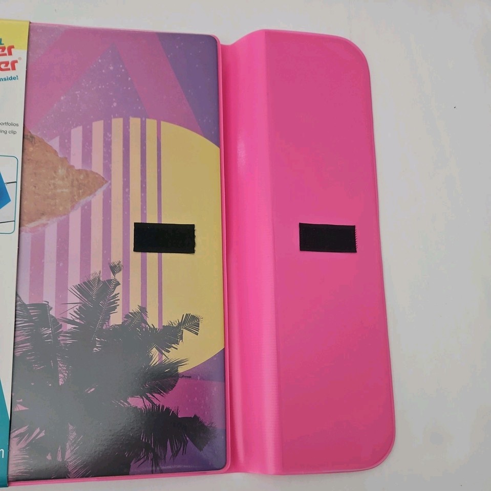 Mead Trapper Keeper 3 Ring Binder Retro Purple Colorful Sunset w 2 ...