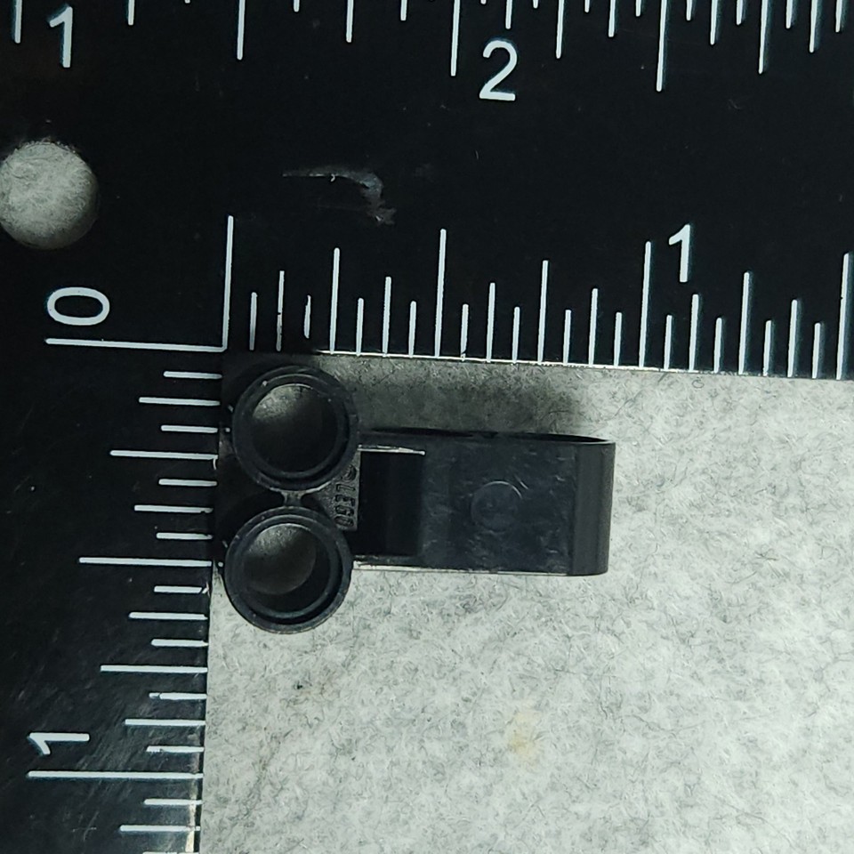 LEGO 32557 Black x4 Technic Pin Connector Perpendicular Double 3L | eBay