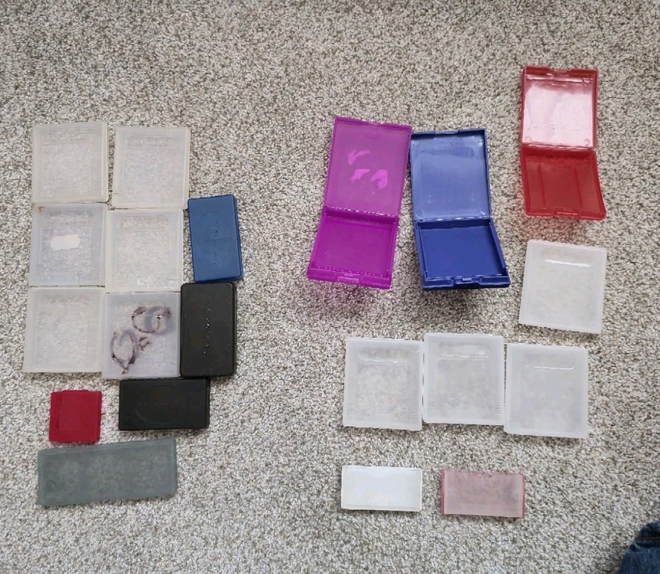 Lot of Nintendo Gameboy Game Boy Game Cartridge Storage Case DS GBA | eBay