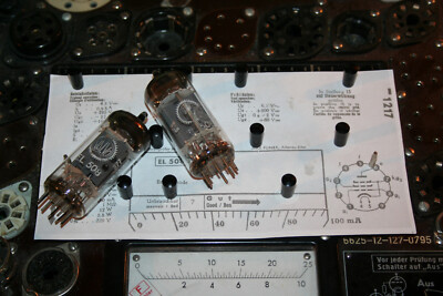EL508, VALVO / 2x vaccum tube / same design / used, tested good | eBay.de