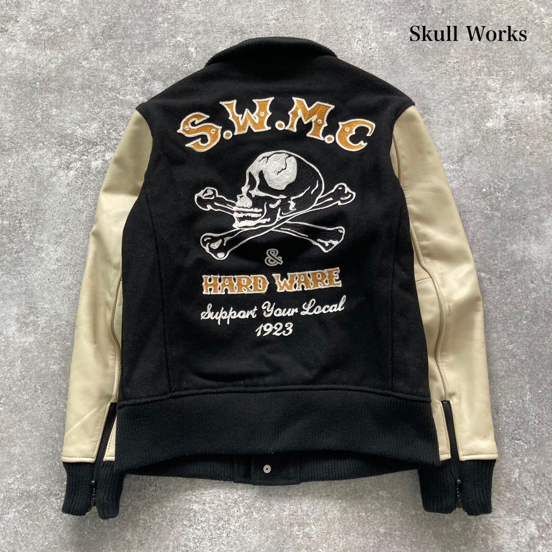 Skull Works Crows Worst Stadium Jacket Takeda Leather… - Gem