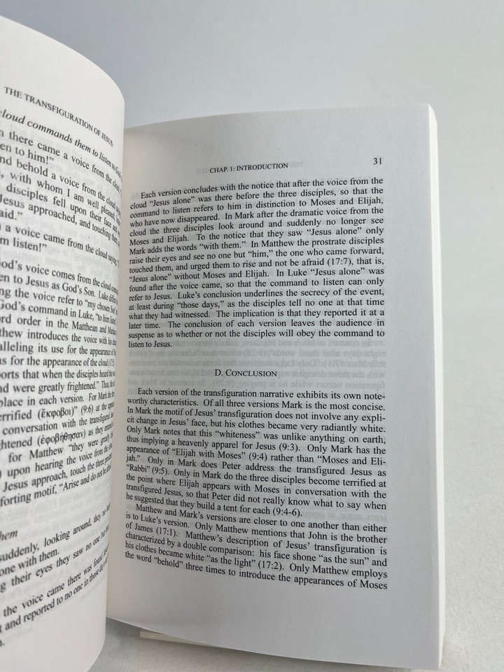 The Transfiguration of Jesus By John Paul Heil 9788876531446| eBay