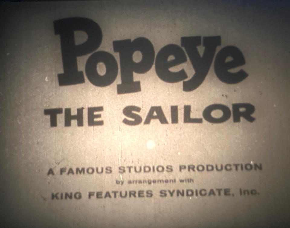 16mm B/W Sound Cartoon Film: ‘Popeye: Vacation with Play' (1951) | eBay