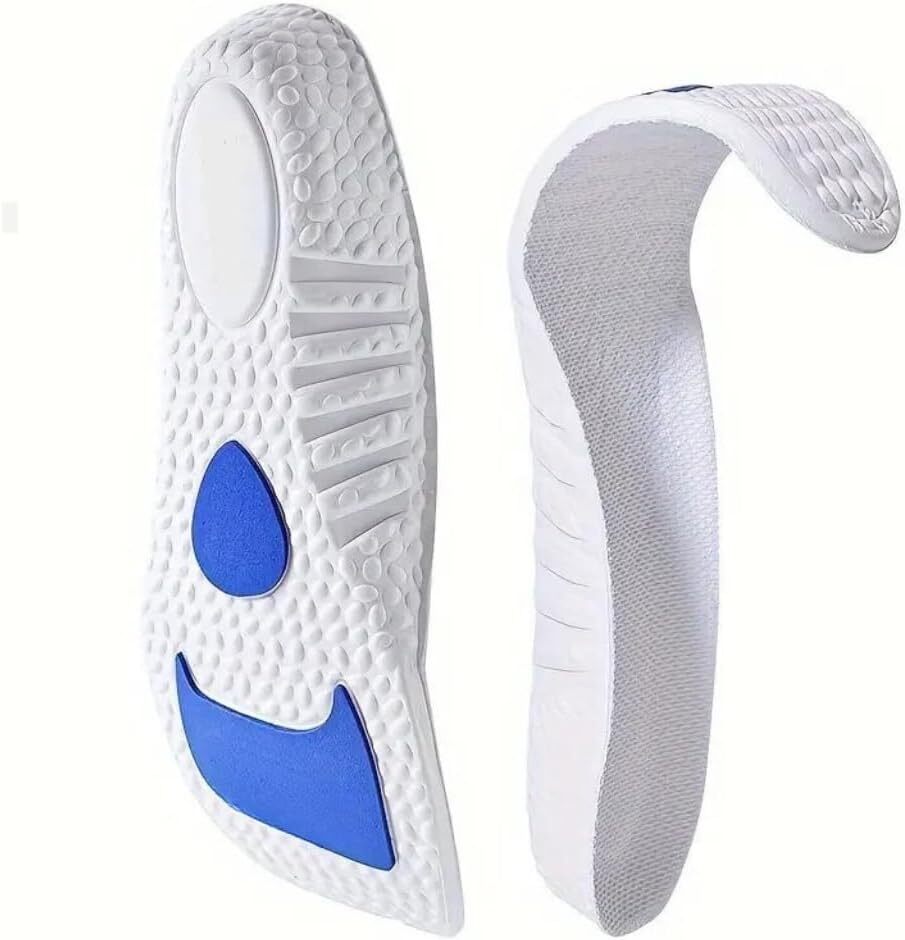 WORK BOOTS ORTHOTIC FOOT ARCH HEEL SUPPORT SHOE INSERTS MASSAGING GEL ...