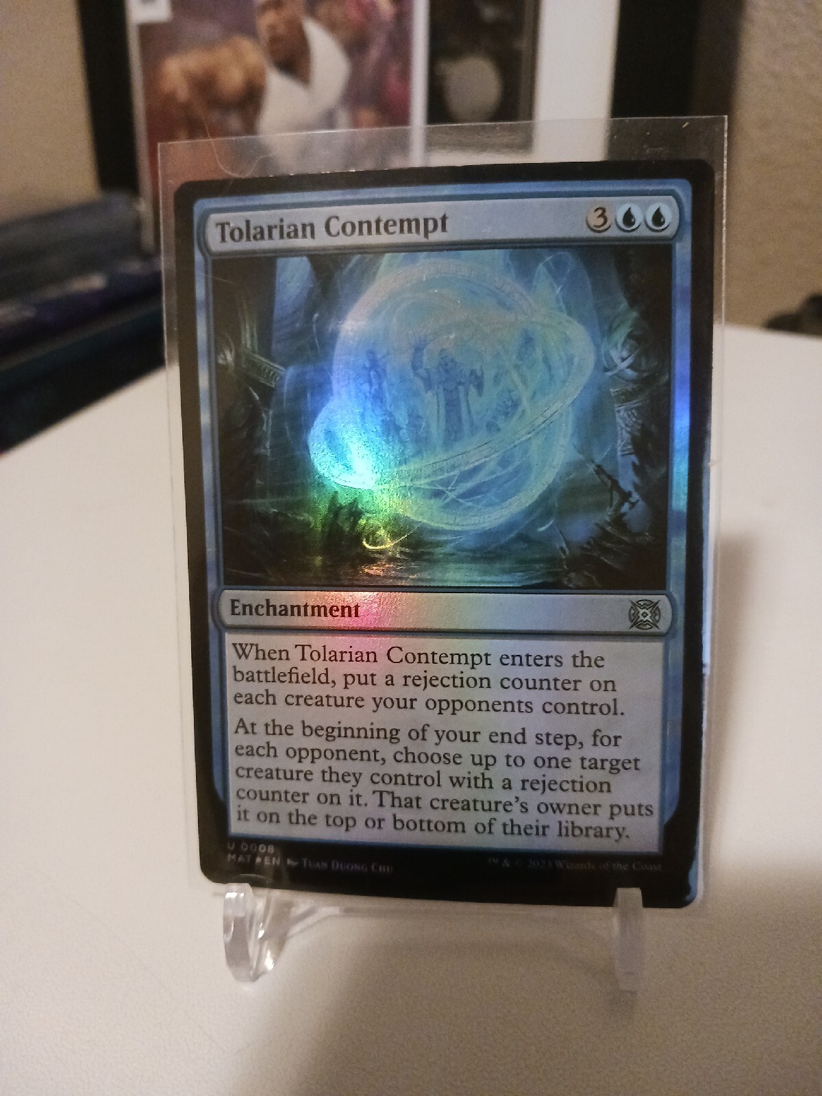 Tolarian Contempt NM Foil 0008 MTG March of the Machine Aftermath Free ...