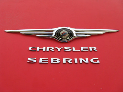07 08 09 10 CHRYSLER SEBRING CONVERTIBLE REAR EMBLEM LOGO BADGE USED ...