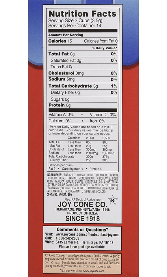 Joy Mini Cups Miniature Ice Cream Cones for Kids, Desserts, Cupcake ...