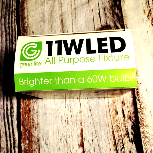 All Purpose Light fixture + ADAPTOR Greenlite energy 11W/60 led bright ...