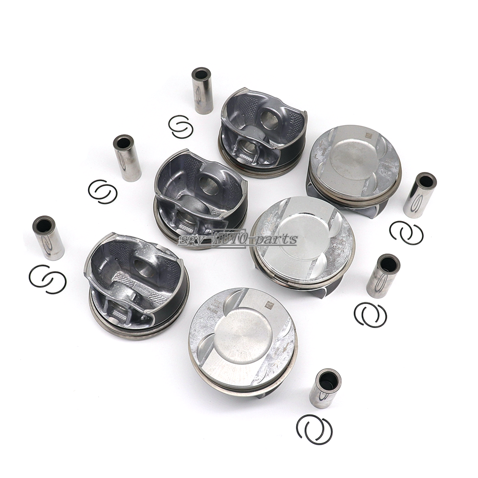 OEM Engine Rebuild Overhaul Pistons Kit For Porsche Audi A6 S4 S5 Q7 ...