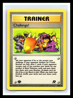 💥 1st Edition Trainer Challenge! 74/82 | Great Centering | Team Rocket ...