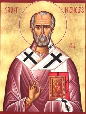 CATHOLIC print picture SAINT St NICHOLAS ICON 8" x 10" ready to be ...