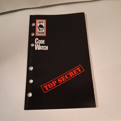 Tyco Spy Tech Code Watch Manual | eBay
