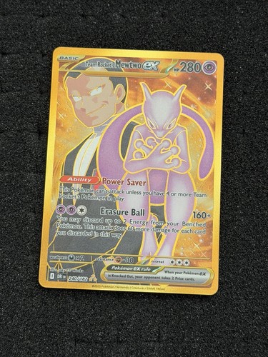 Pokémon - Team Rocket’s Mewtwo EX 240/182 Gold Rare - Destined Rivals ...