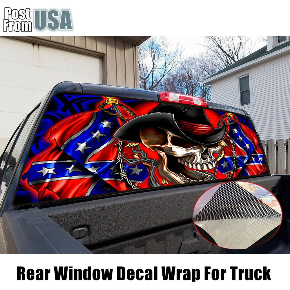 Confederate Flag Truck Decals RAM TRX Bedside Decals OEM Logo + US