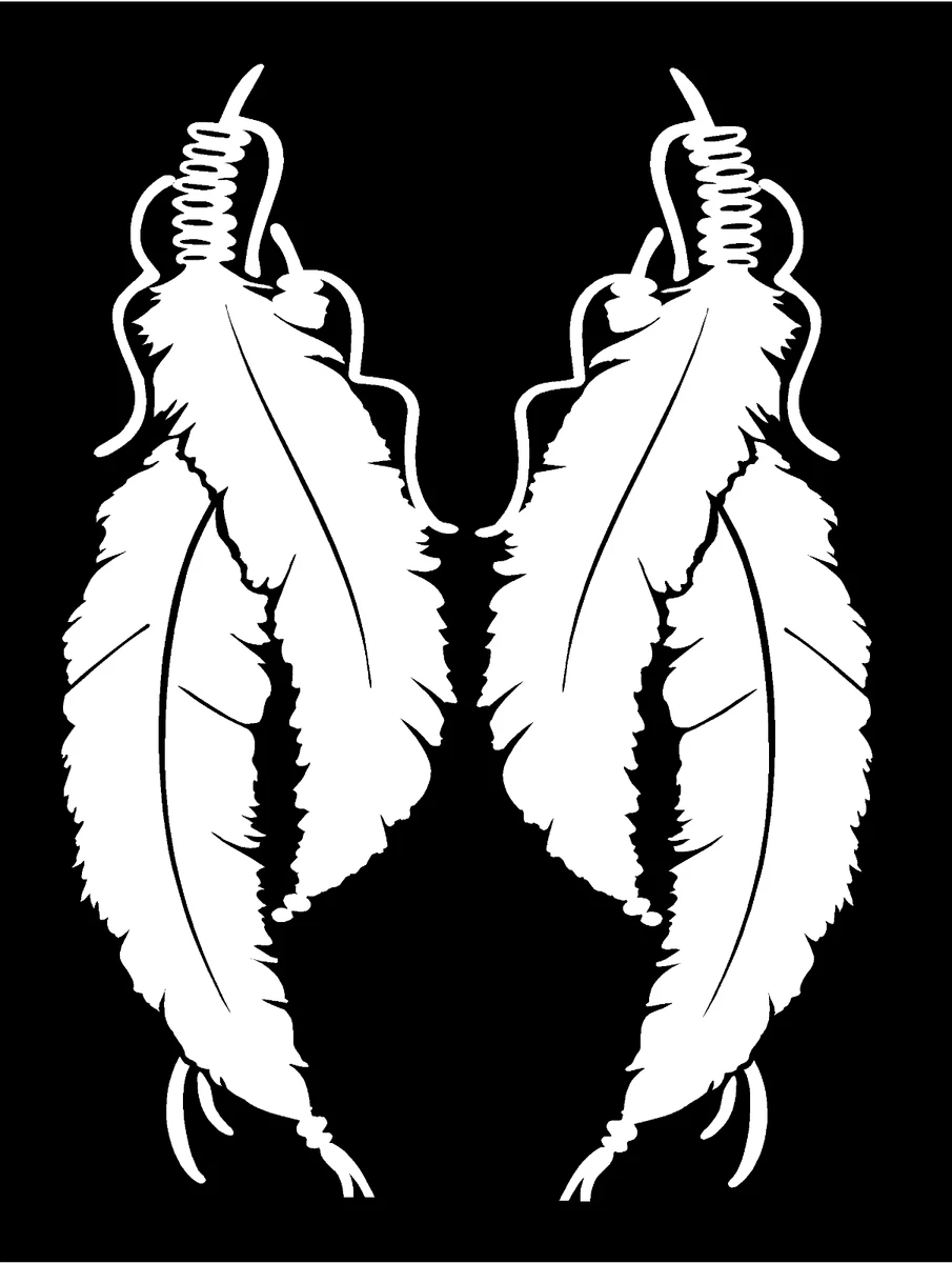 Southwestern Feather Drawing