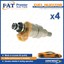 4 x PAT Fuel Injectors for Holden Jackaroo UBS87 Rodeo TF 2.6L 4ZE1 ...