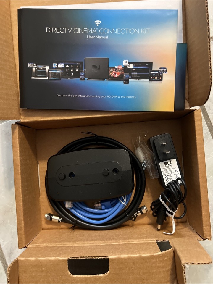 DIRECTV WiFi DECA DCCK WIRELESS DCAWIR0-01-R CINEMA CONNECTION KIT HR23 ...