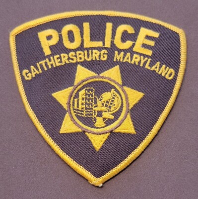 GAITHERSBURG, MARYLAND POLICE SHOULDER PATCH MD | eBay