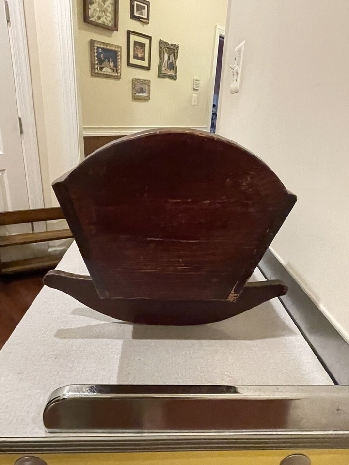 Handmade VNT Large ROCKING DOLL CRADLE Hardwood Very Well Made | eBay