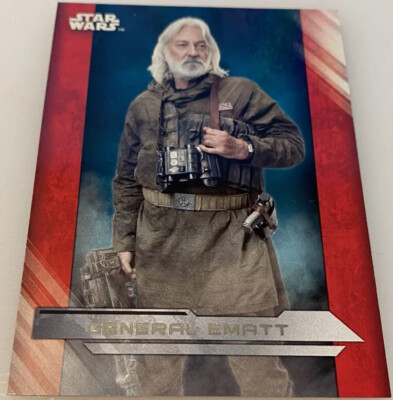 2017 Star Wars The Last Jedi Series One General Ematt #31 Card! | eBay