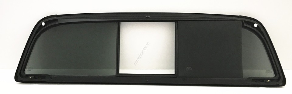 Power Sliding Back Window Glass Rear Slider W/Logo OE For 17-23 Toyota ...