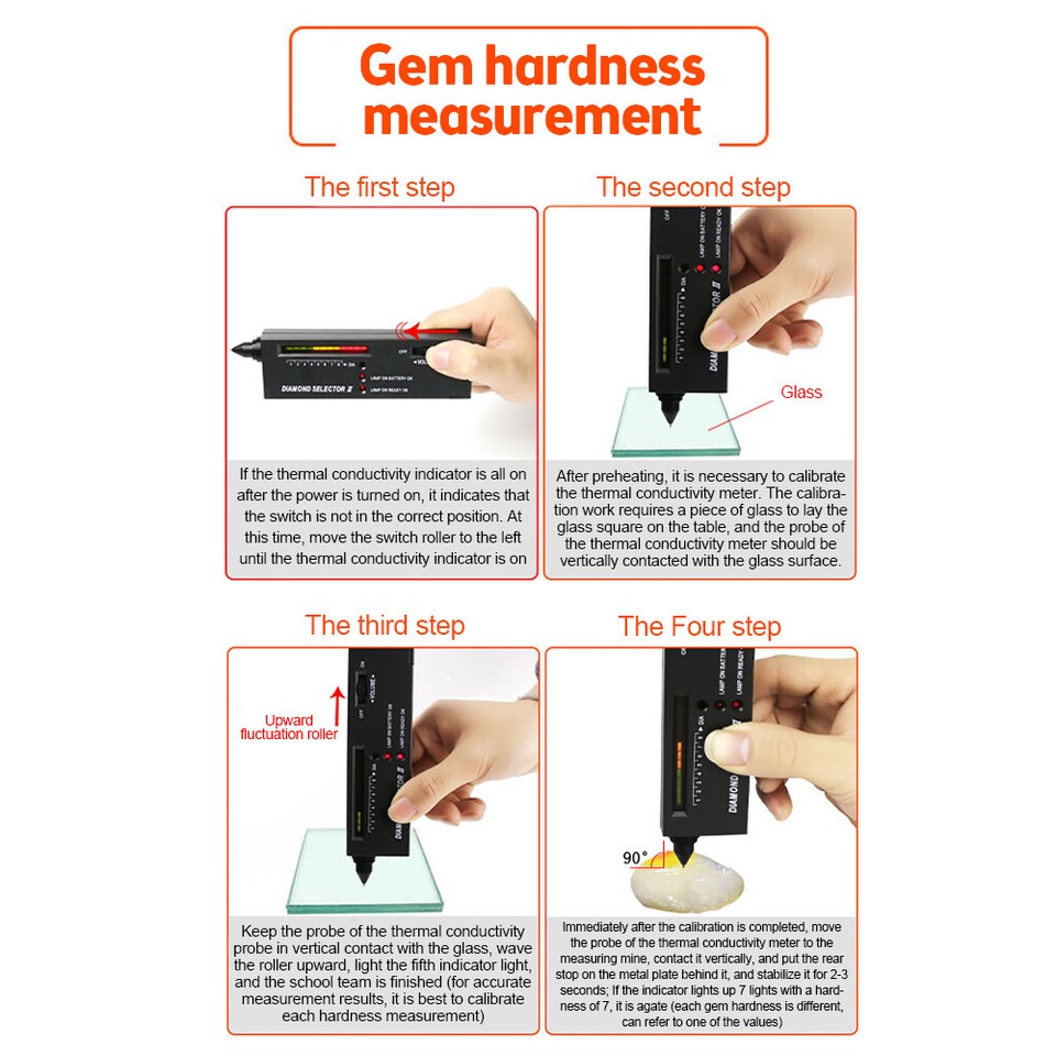 Portable Diamond Tester Selector Illuminated Jewelry Gemstone Testing ...