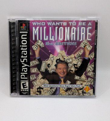 Who Wants To Be A Millionaire 2nd Ed PS1 PlayStation 1 - Complete CIB ...