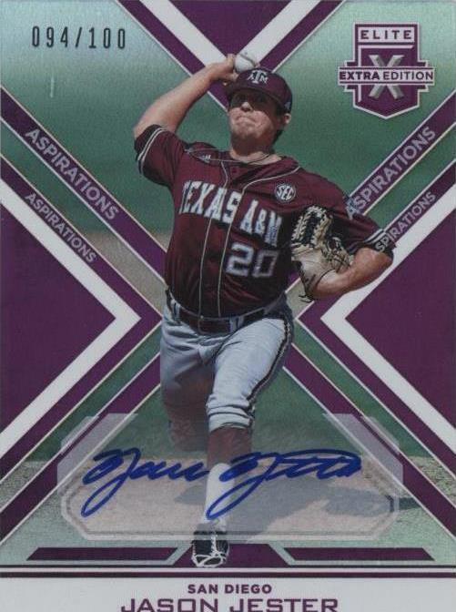 2016 Panini Elite Extra Edition - Jason Jester #145 Aspirations Purple ...