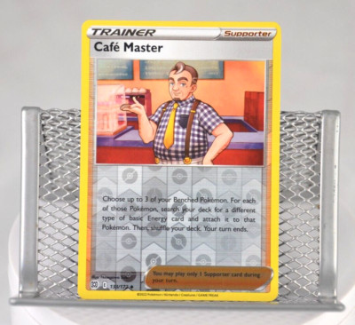 Pokemon TCG Brilliant Stars Cafe Master 133/172 Uncommon Reverse Holo ...