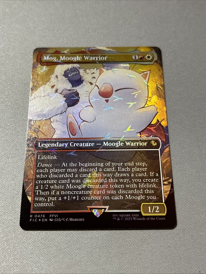 Mog, Moogle Warrior Chocobo Track Foil R0476 MTG Final Fantasy | eBay UK
