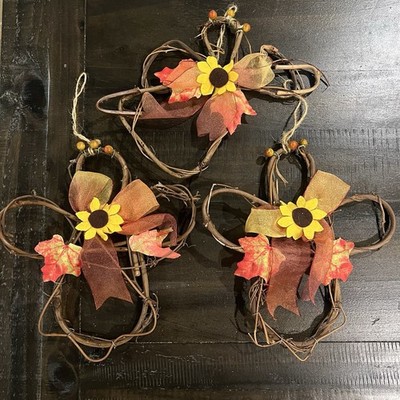 Rustic Twig Angel Farmhouse Folk Art Country Style Fall Wall Decor Set ...