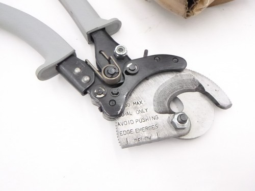 Hastings 10" CU/AL Ratchet Cutter for Soft Wire Aluminum-Conductor ...