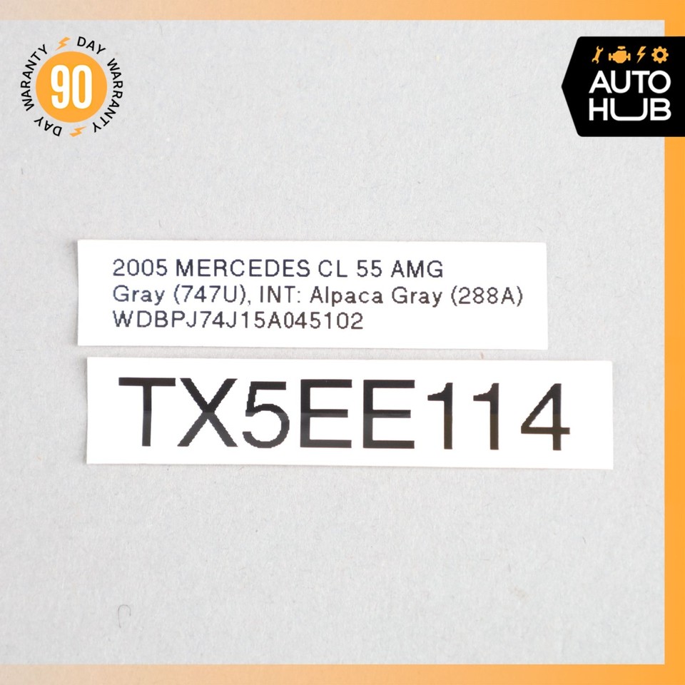 00-06 Mercedes W215 CL55 AMG CL600 S500 Emergency Spare Tire Jack Tool ...