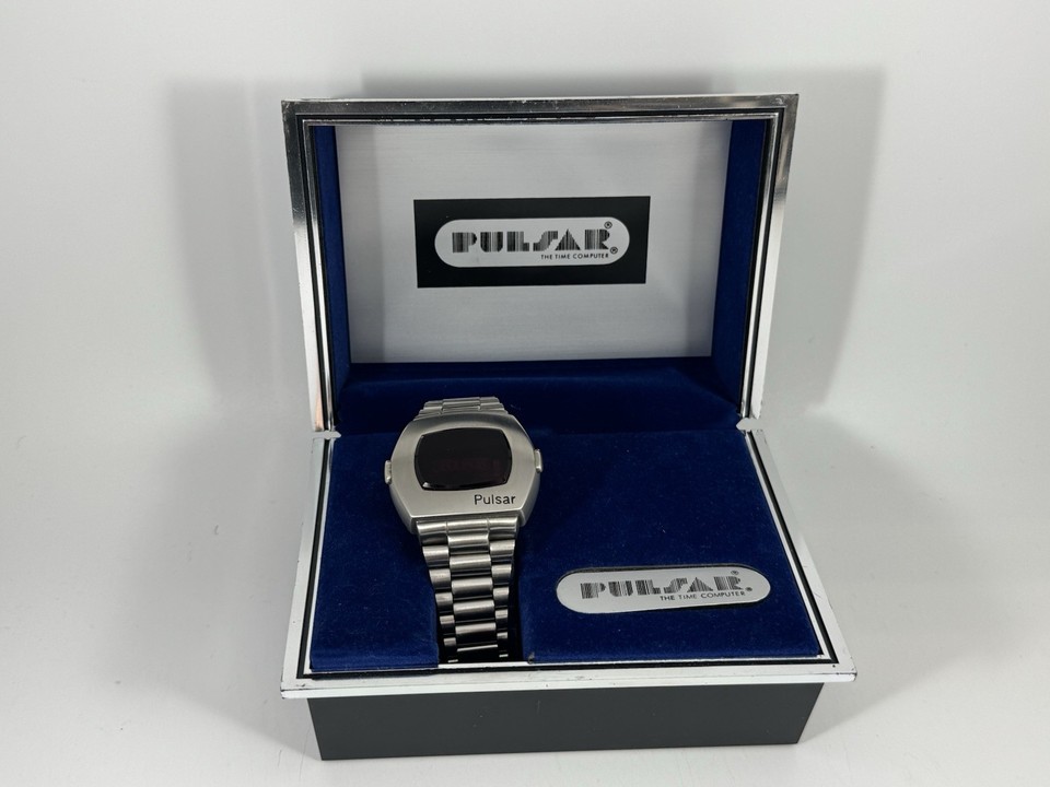 Vintage Pulsar P2 Time Computer LED - Box & Papers - Parts/Repair | eBay