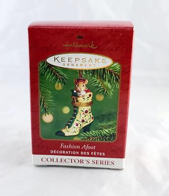 Hallmark Keepsake Ornament 2001 Fashon Afoot Ornament | eBay