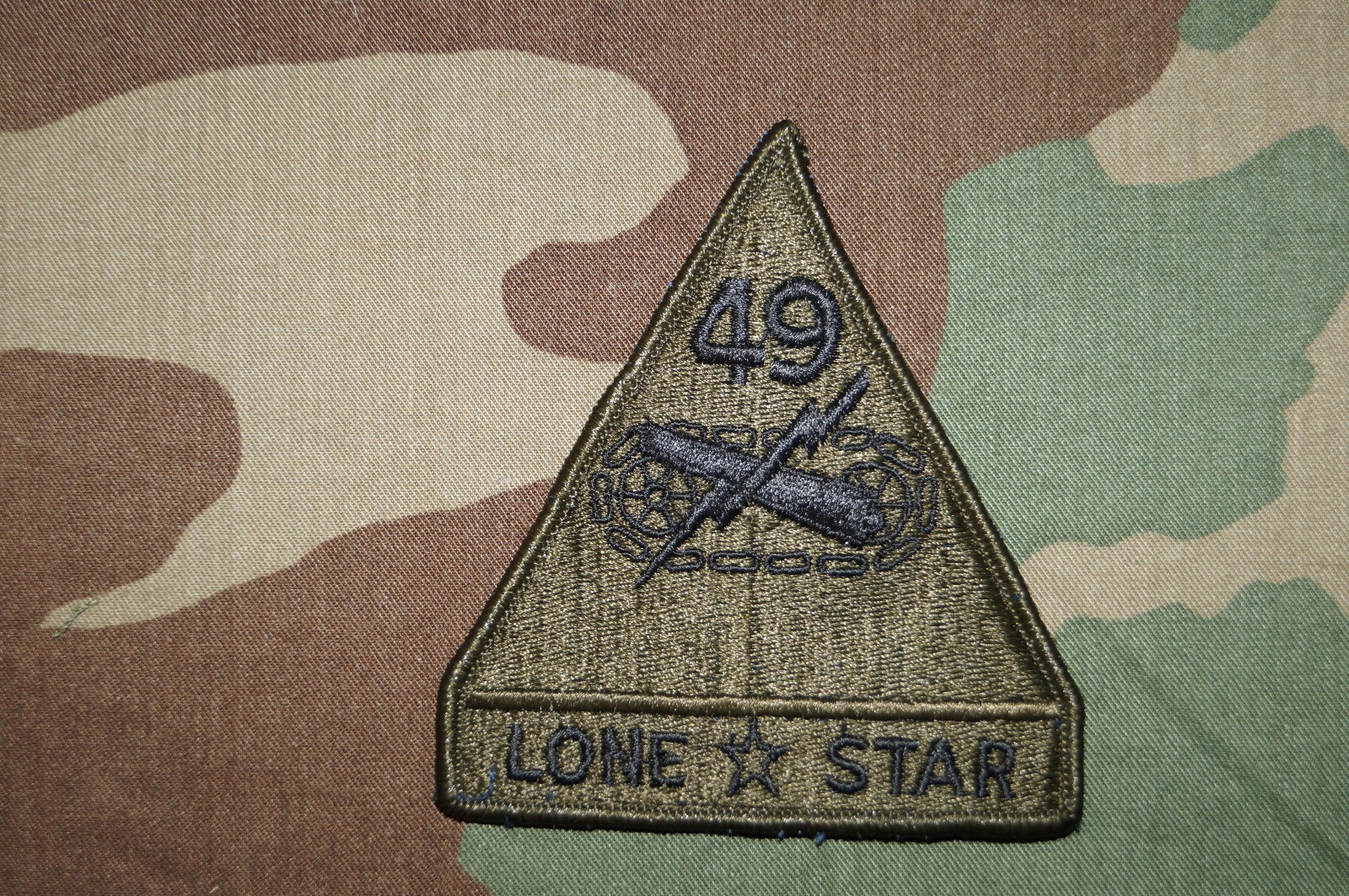 Authentic US Army 49th Armored Division Lone Star Subdued BDU Military ...