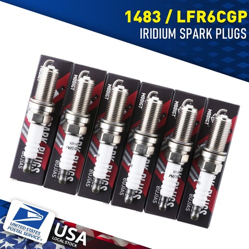 6pcs Fit NGK 1483 LFR6CGP Spark Plugs for PKH20TT IKH20TT FR7NPP30X ...